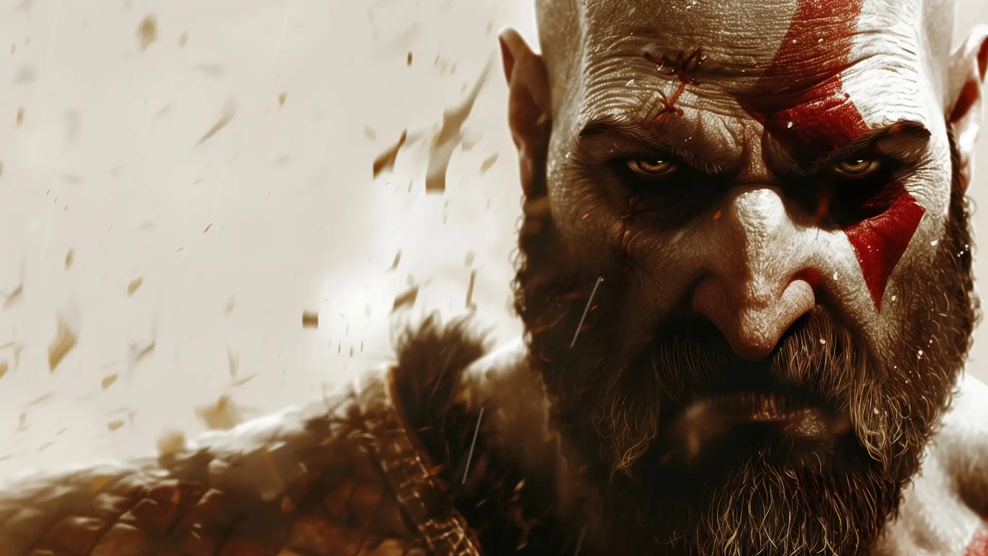 God of War Kratos Warrior UHD Wallpaper | Fierce Spartan Rage